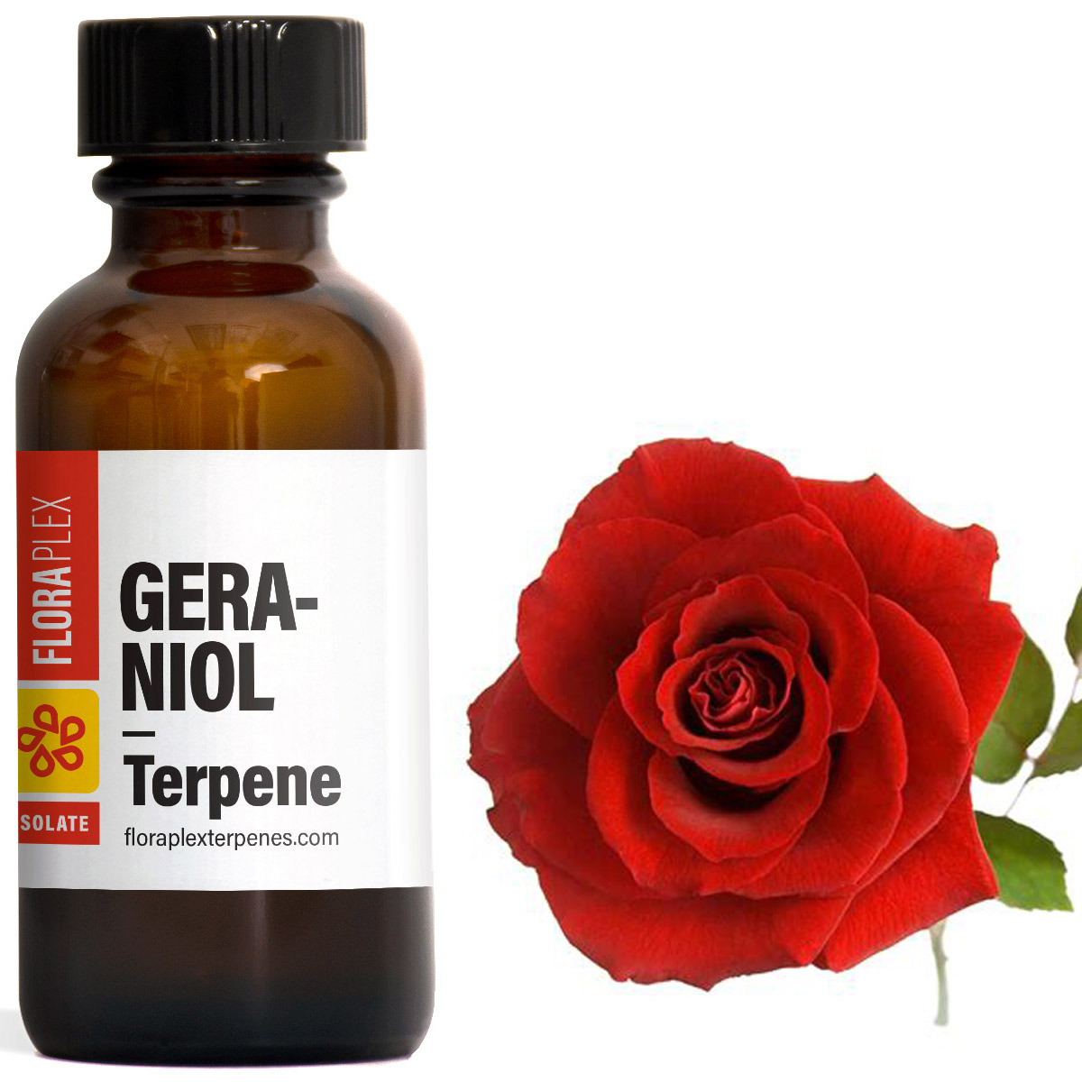Geraniol for Sale • Buy Terpenes Online • Floraplex